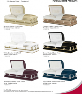 20 Gauge Steel Caskets - Joseph A. Lucchese Funeral Home