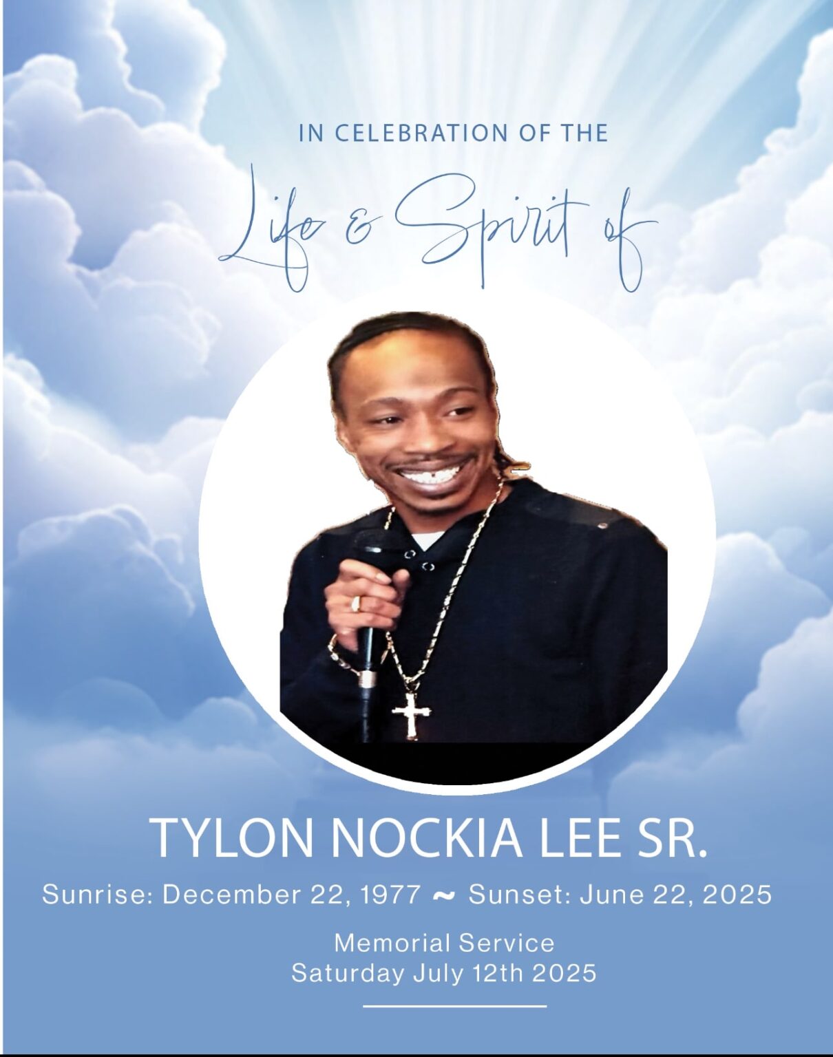 Tylon Nockia Lee, Sr. - Joseph A. Lucchese Funeral Home